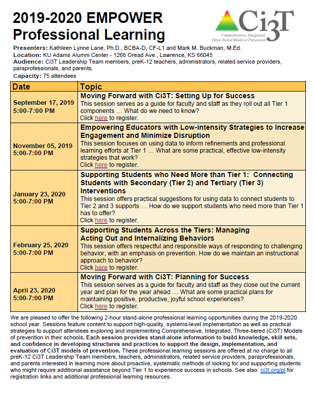 2019 2020 EMPOWER Flyer – ci3t.org